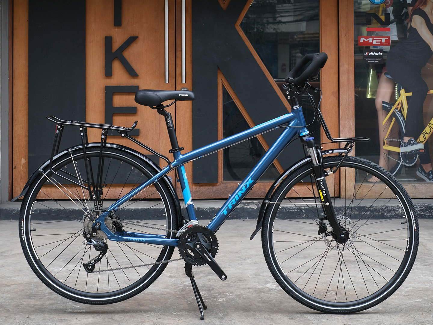 TrinX Touring 2.0 เฟรมอลูมิเนียม Shimano 27 สปีด ดิสเบรคน้ำมัน.